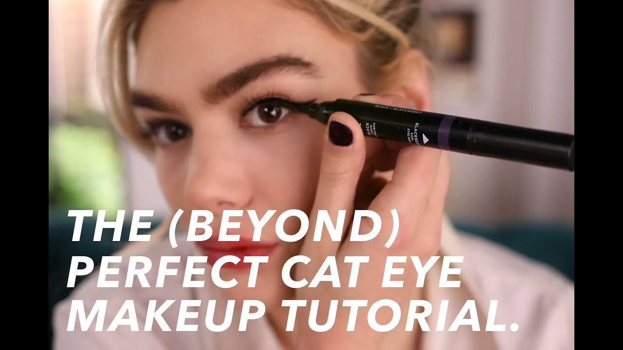 The (Beyond) Perfect Cat Eye Makeup Tutorial | The Sloane Series - YouTube
