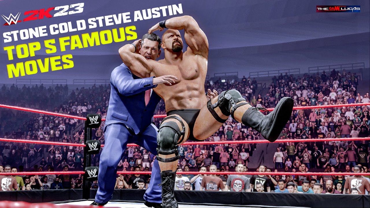 Stone Cold Steve Austin's Top Moves WWE 2K23 #wwe2k23 #stonecold - YouTube