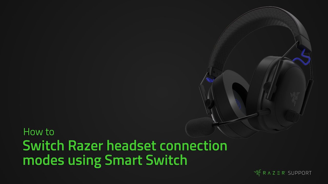 How to switch Razer headset connection modes using SmartSwitch - YouTube