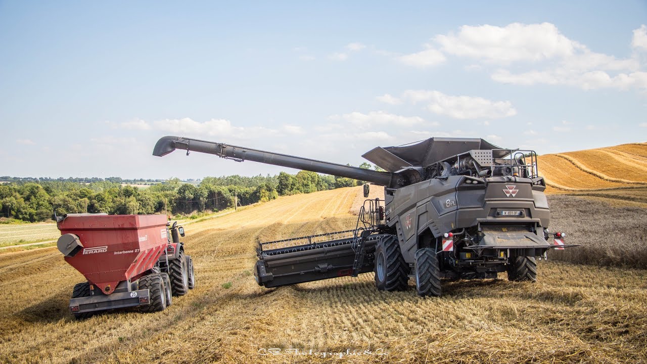 New IDEAL AGCO MF 8PL At Work In Breizh !! - YouTube