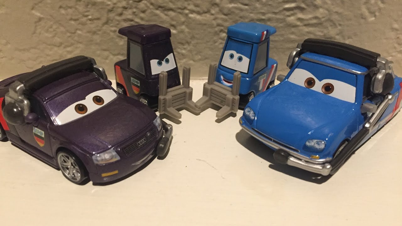 Mattel Pixar Cars 2016 Complete World Grand Prix Pit Crew Series - YouTube