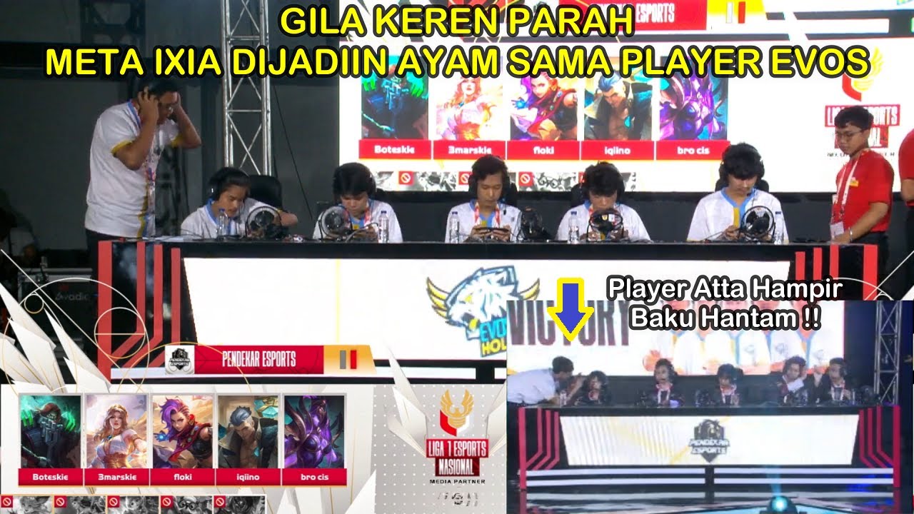 EVOS PANAS 🔥🔥 ZHIRY TAUNTING DEPAN MUKA TEAM ATTA GLEDEK !! EVOS HOLY VS PENDEKAR ESPORTS GAME 2 ...