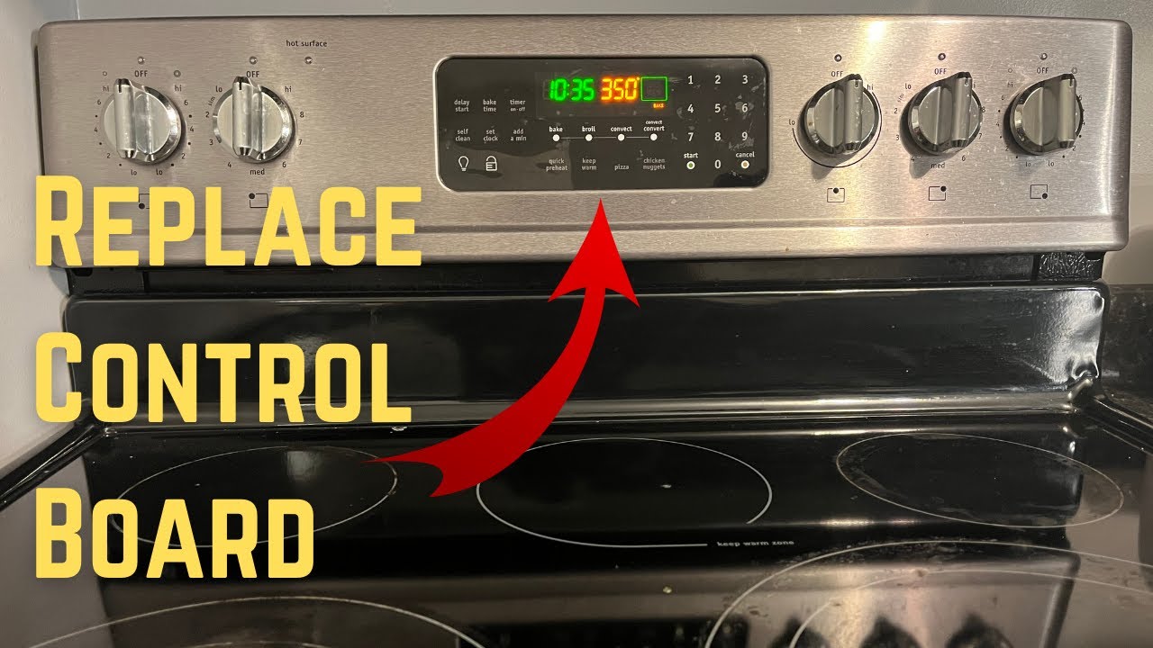 Frigidaire Oven Not Heating Up How To Replace The Control Board YouTube