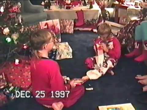 1997 12 25 Christmas Morning - YouTube