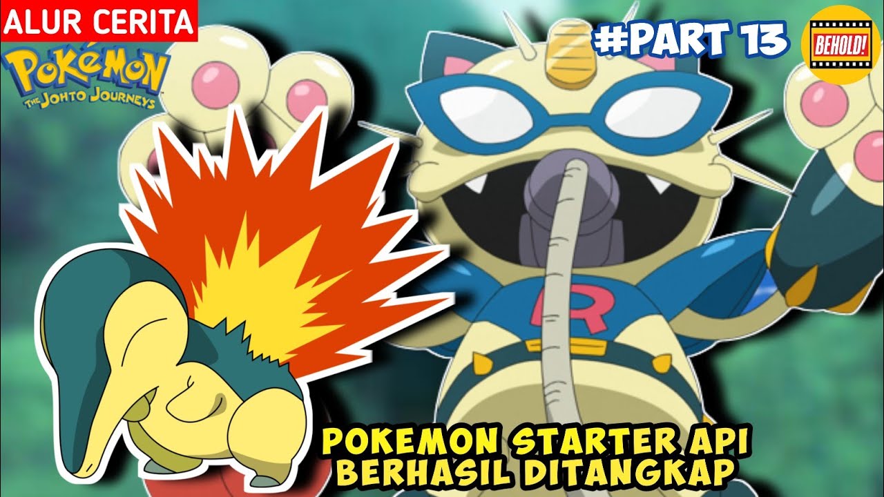 Pokemon starter tipe api berhasil ditangkap - Alur Cerita Pokemon Johto ...
