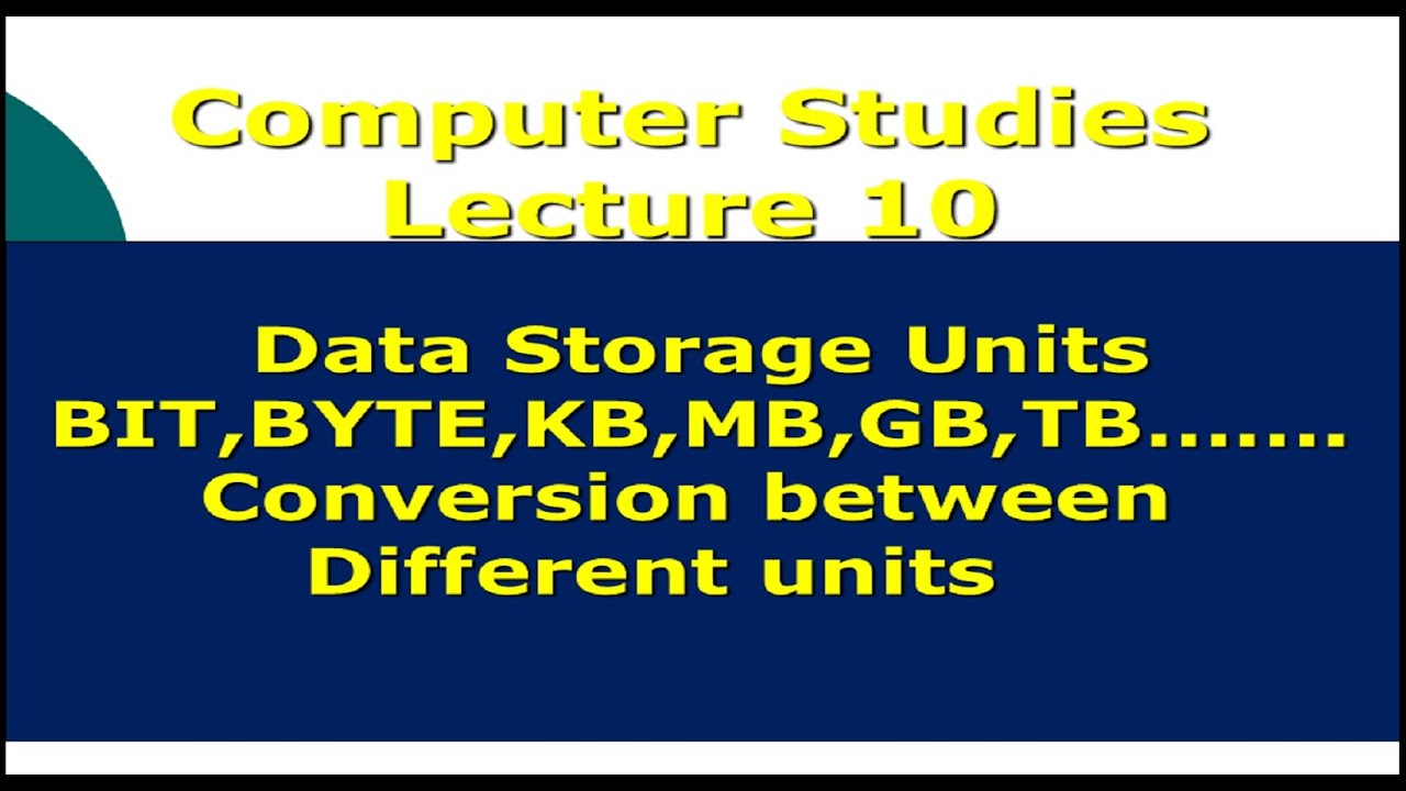 Data Storage Units Bit Byte Kilobyte Megabyte Gigabyte TB data-storage-units-bit-byte-kilobyte-megabyte-gigabyte-tb