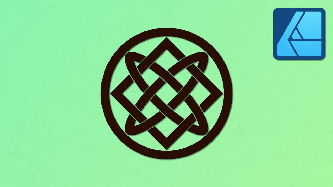 How to Draw the Lada Knot (Slavic Symbol) in Affinity Designer - YouTube