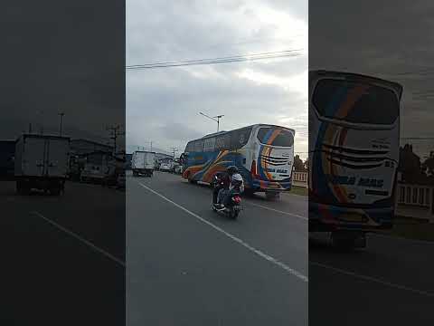 Bus Mega mas,melajuh di jalur trans sulawesi#bus#telolet#basuri# ...
