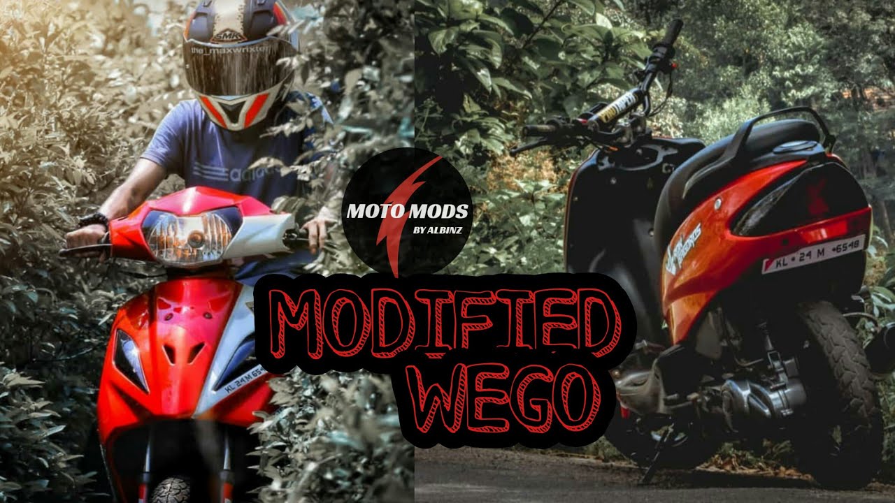 TVS WEGO Top Modified Collections | Moto Mods - YouTube
