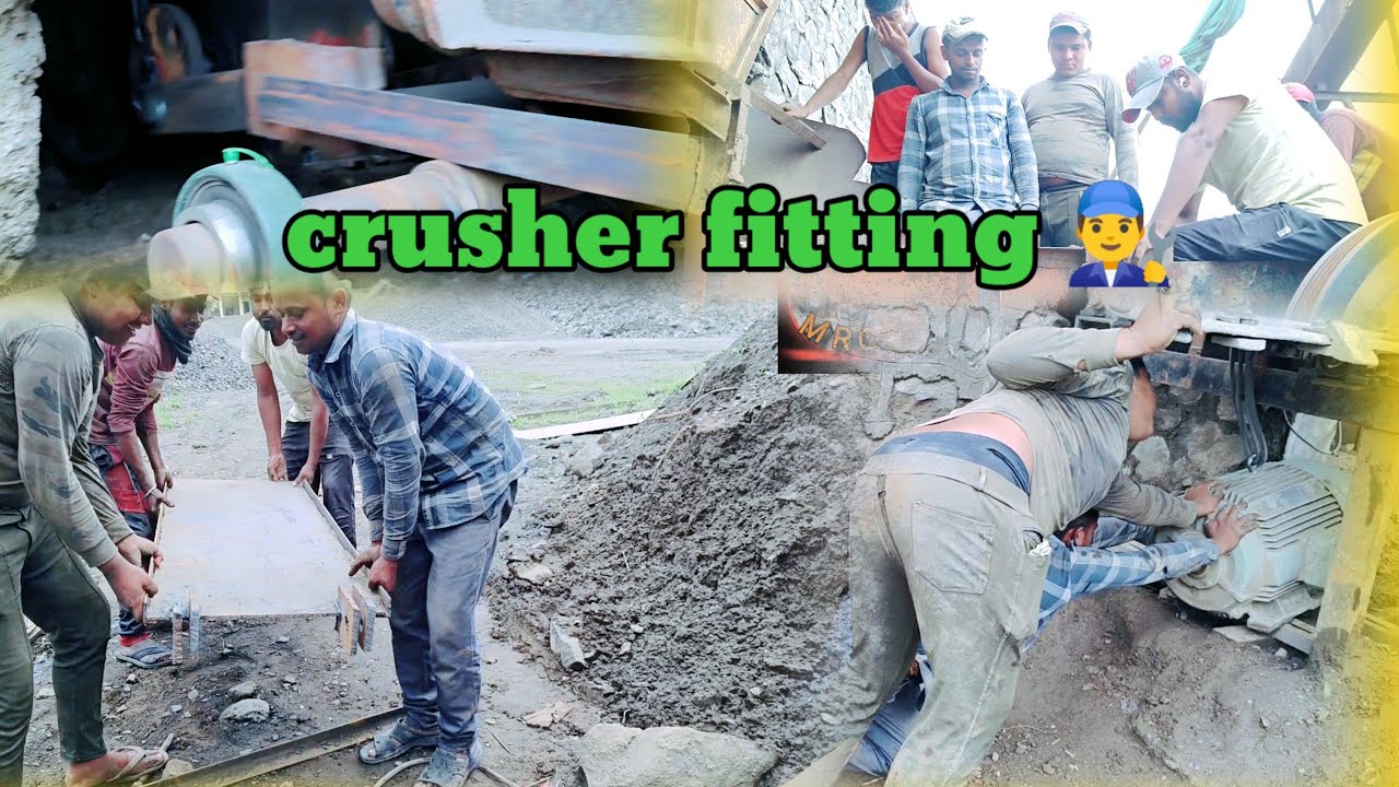 crusher // mini crusher fitting video #crusher #crushervideo #youtube @indiahacker #crusherplant ...