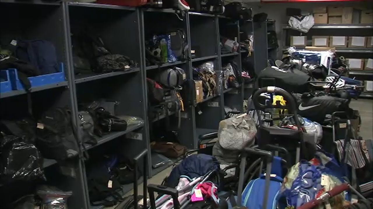Thousands of items left on subway turn up at MTA lost and found - YouTube