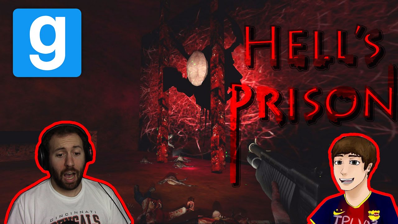 GMod Horror Map: Hell's Prison: SO MANY MONSTERS - YouTube