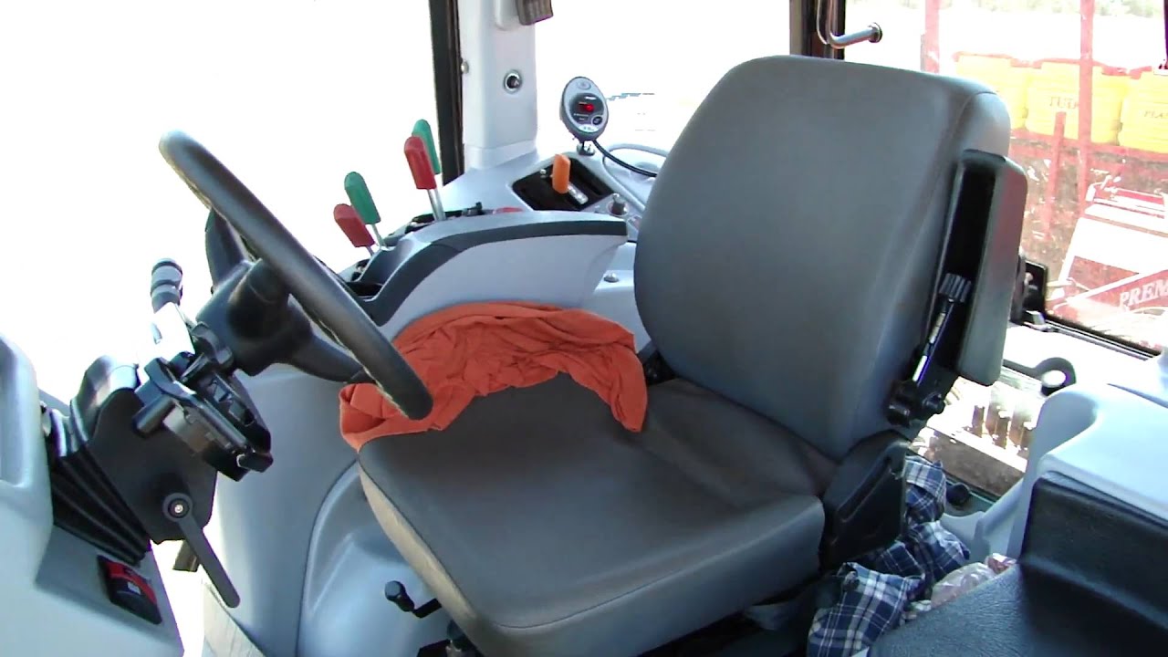 massey ferguson 7415 auto pilot trimble - YouTube