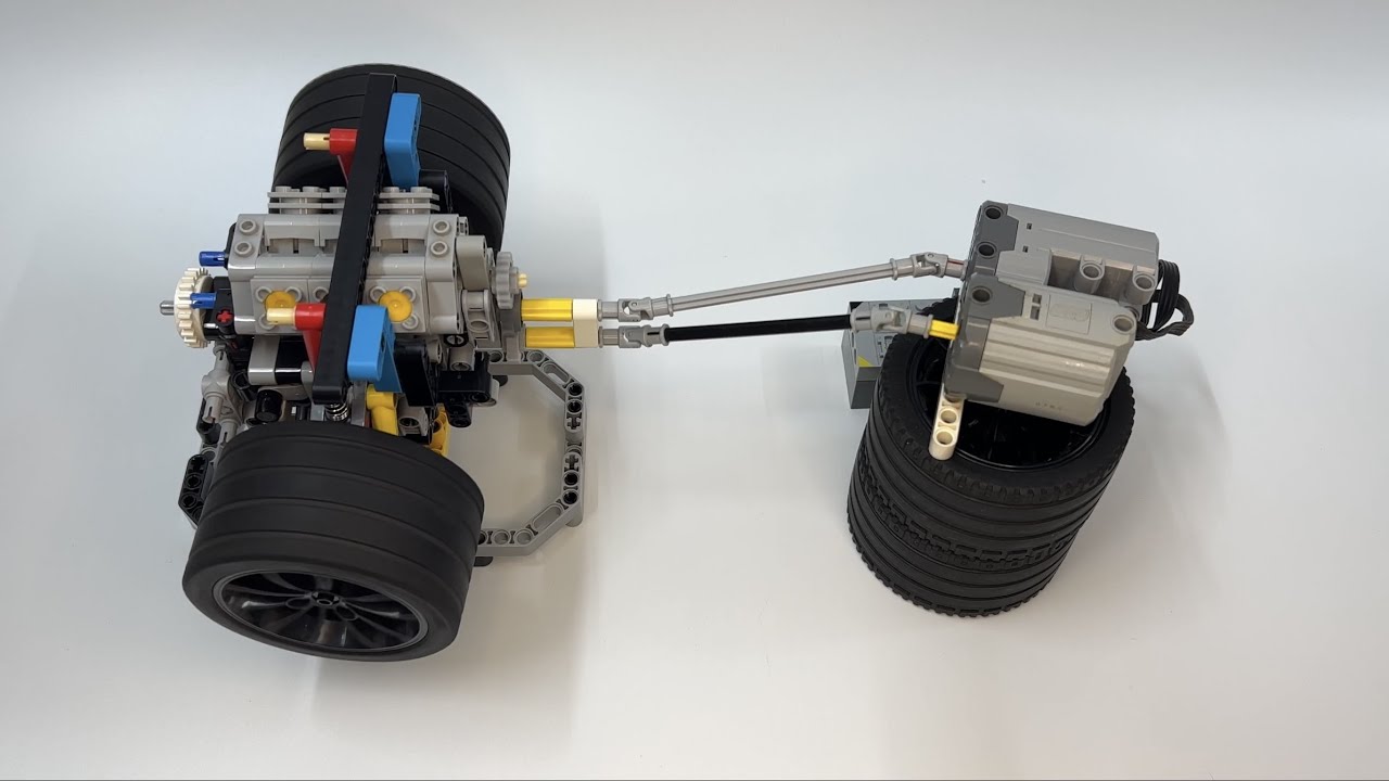 Lego Technic Compact Double Wishbone Front Wheel Drive #lego #technical ...