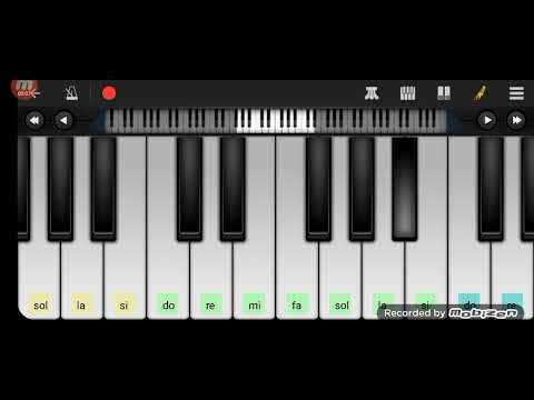 como tocar la canción de boca juniors (C.A.B.J) en perfect piano