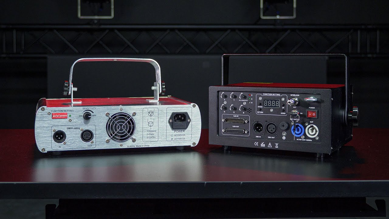 DMX Lasers | How they work - YouTube