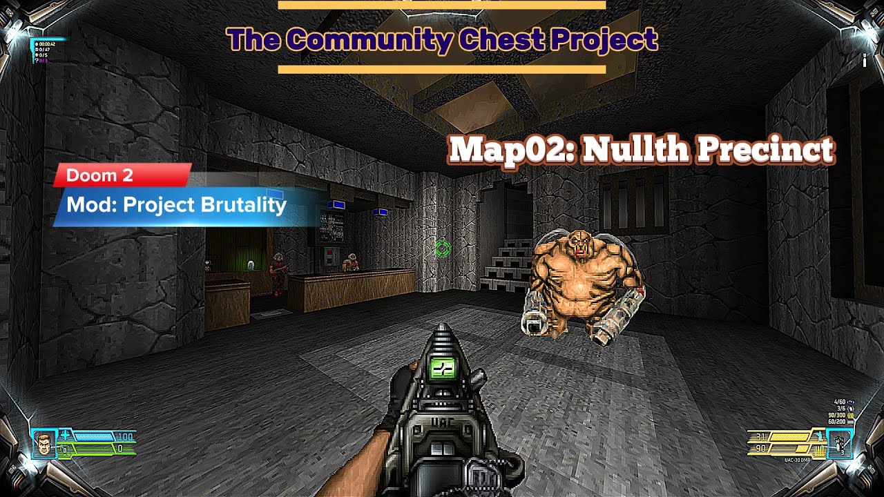 Doom 2 - [The Community Chest Project] - Map: #02 - Nullth Precinct ...