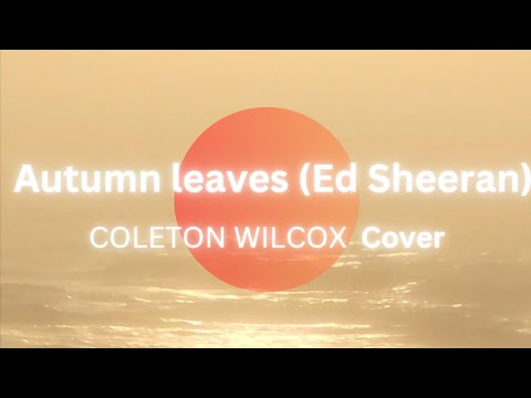 Autumn leaves (Ed Sheeran) [Coleton Wilcox Cover] - Lyric Video - YouTube