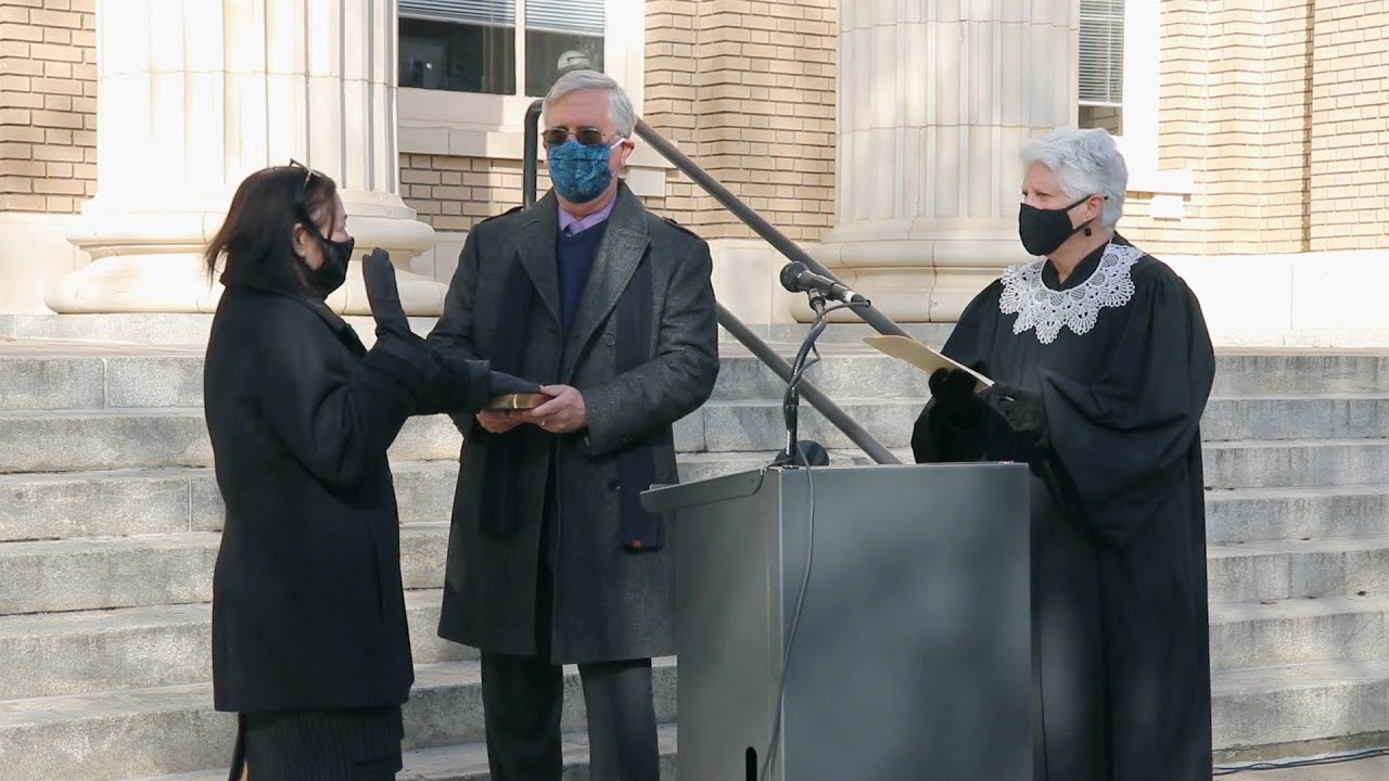 Deborah Gonzalez sworn in as District Attorney - YouTube