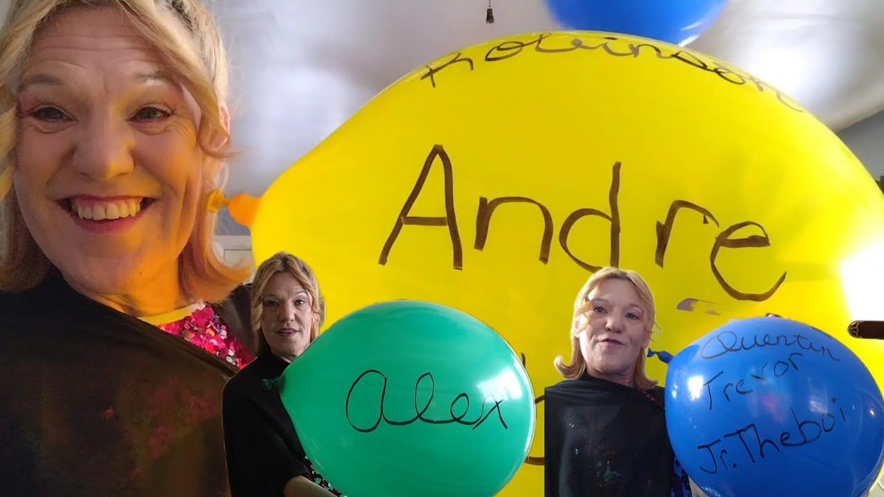 Shout out balloons for the ceiling fan - YouTube