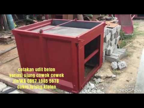 Cetakan udit beton - YouTube