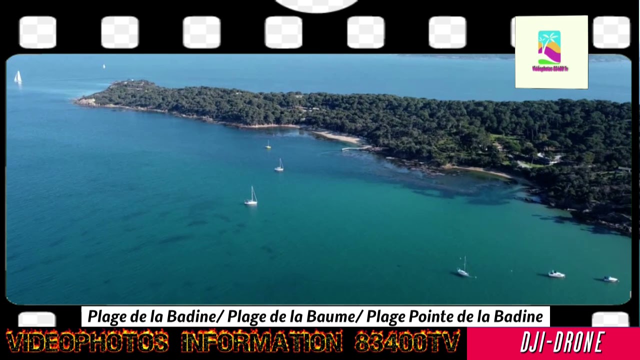 Plage de la Badine/ Plage de la Baume/ Plage Pointe de la Badine - YouTube