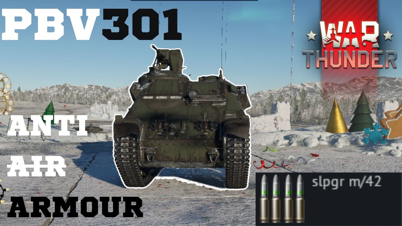 War Thunder - PBV 301 20mm Anti -Air- Armour Brrrrrrrrt APC - YouTube