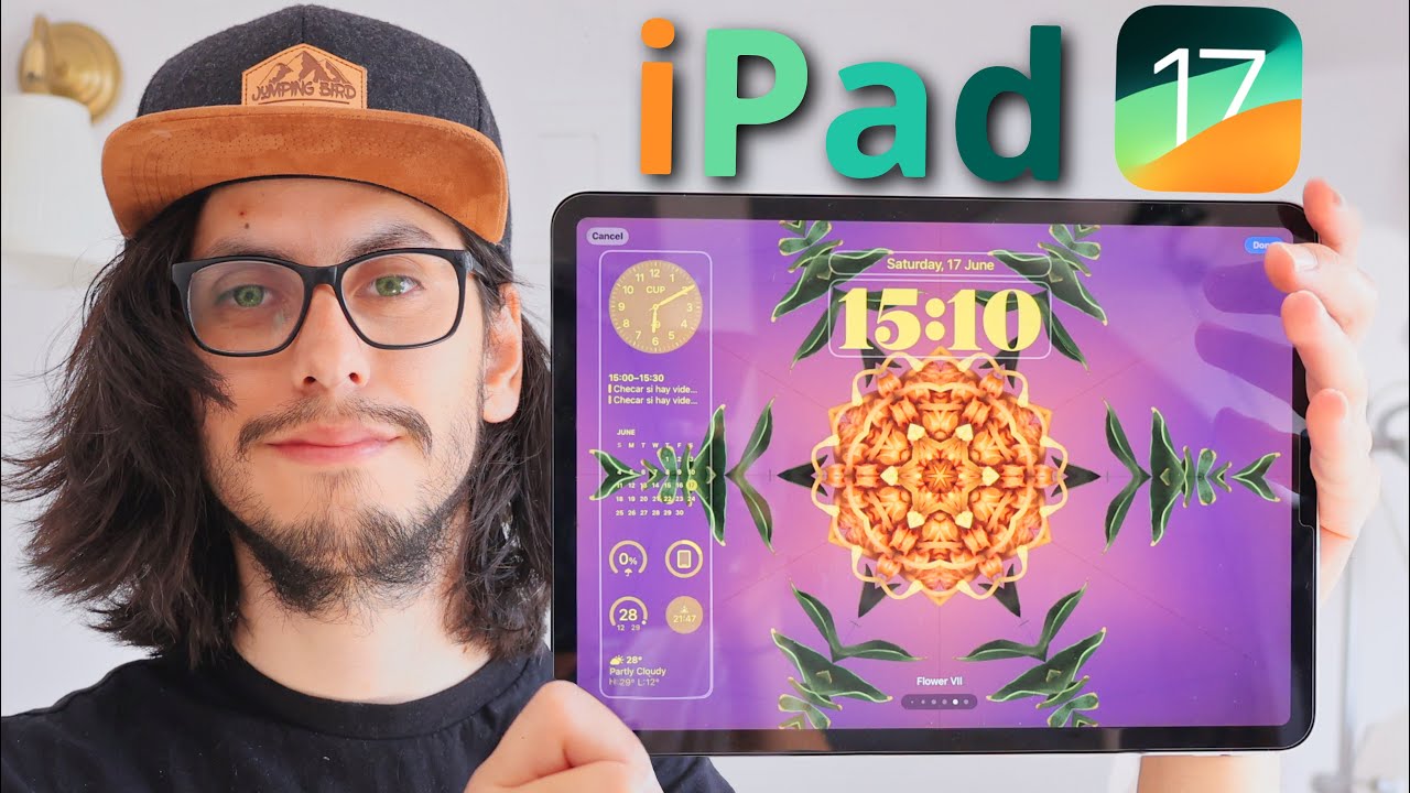 iPadOS 17 - Como Personalizar Tu iPad y Pantalla de Bloqueo - YouTube