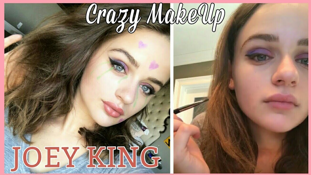 Wednesday Wisdom // Joey King Crazy MakeUp Tutorial - YouTube