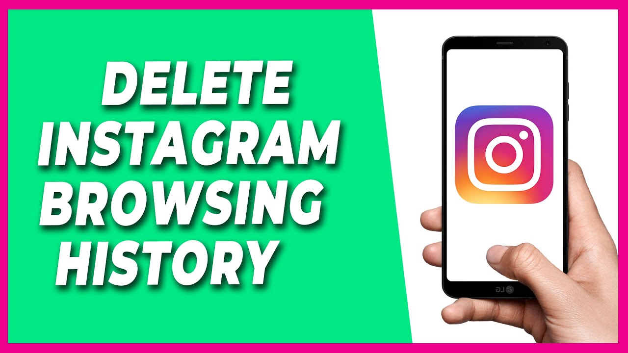 How to Delete Instagram Browsing History - YouTube