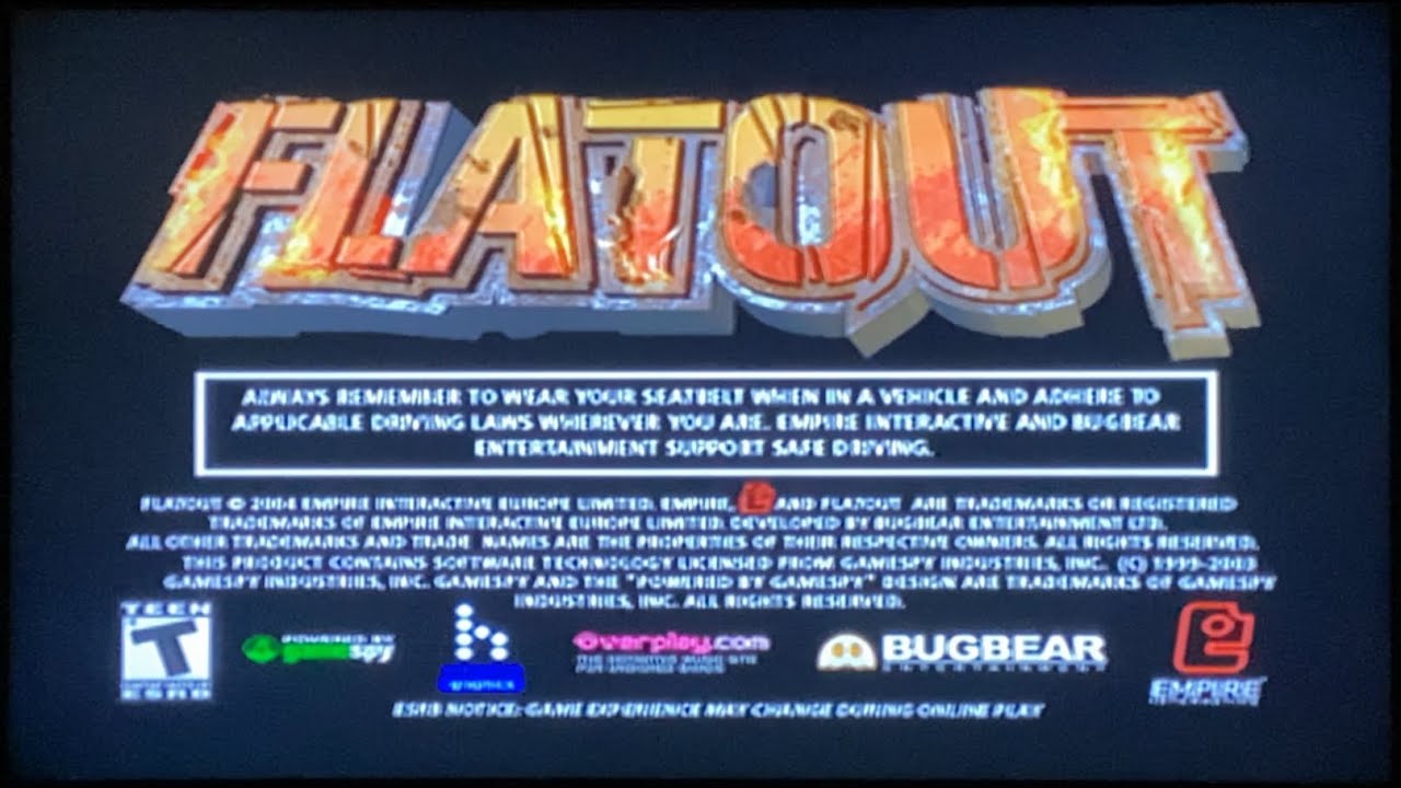 Flat Out [PS2] Longplay - YouTube