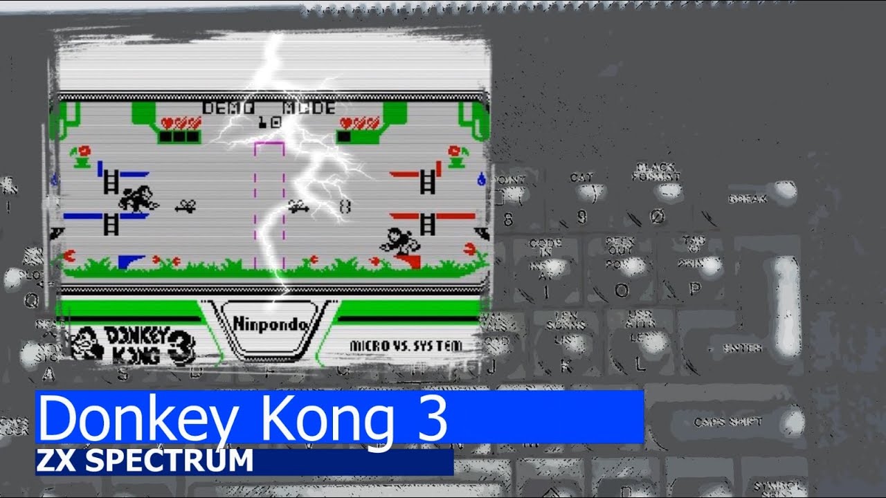 ZX Spectrum -=Donkey Kong 3=- - YouTube