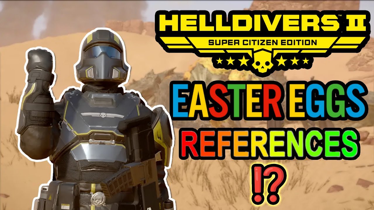 Helldivers 2 Easter Eggs And References - YouTube