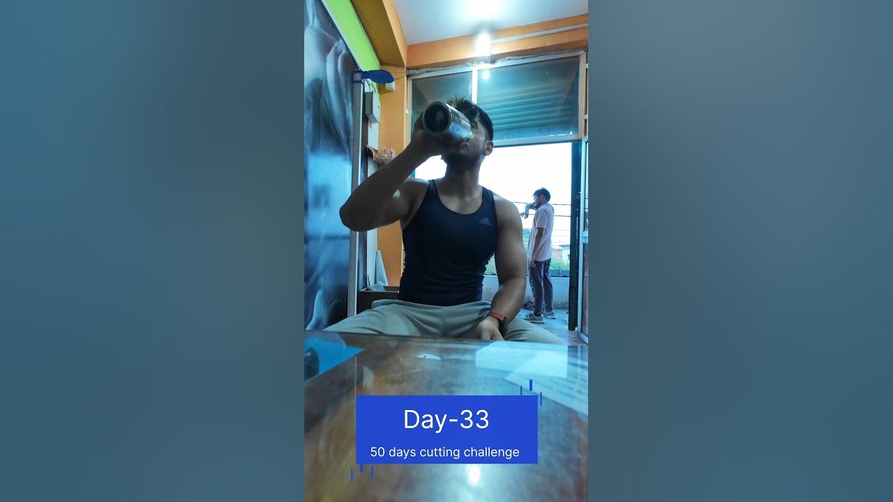 Stronger with every rep💪 Day33/50 days cutting challenge #shorts #minivlog - YouTube