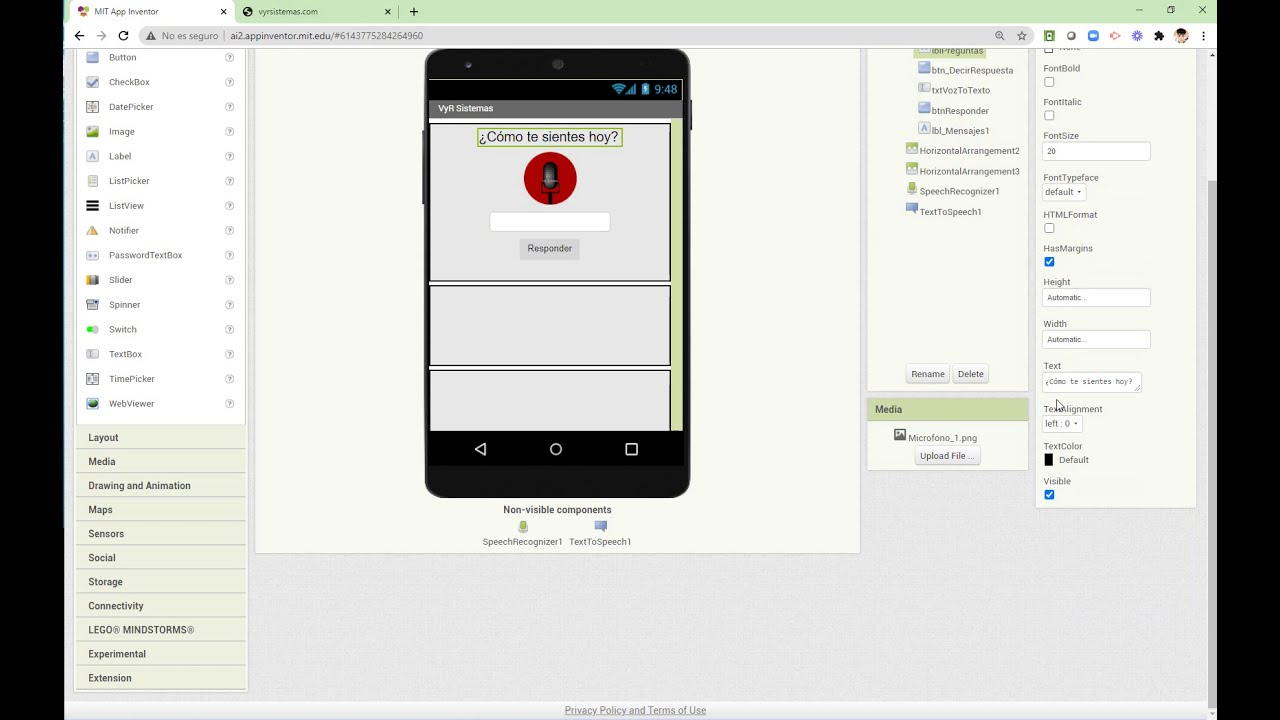(Parte 1) Análisis de frases (cadenas) para la creación de un ChatBot Básico con App inventor ...