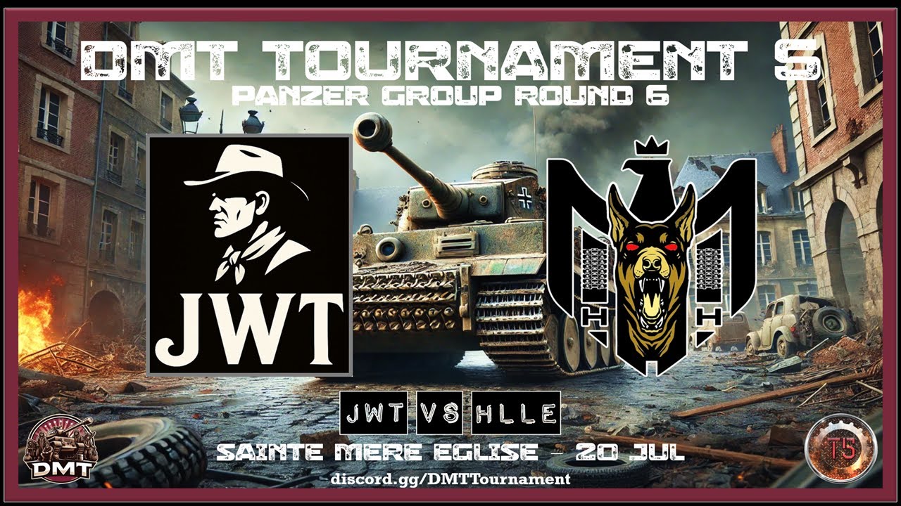 Hell Let Loose - JWT vs HLLE - DMT -Armor Only Tournament - SME Day ...