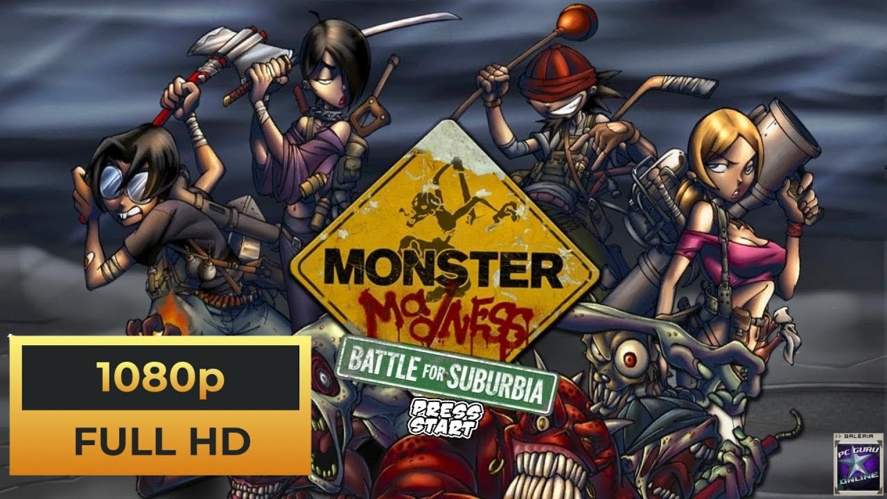 Monster Madness: Battle for Suburbia Full Movie (All Cutscenes) - YouTube