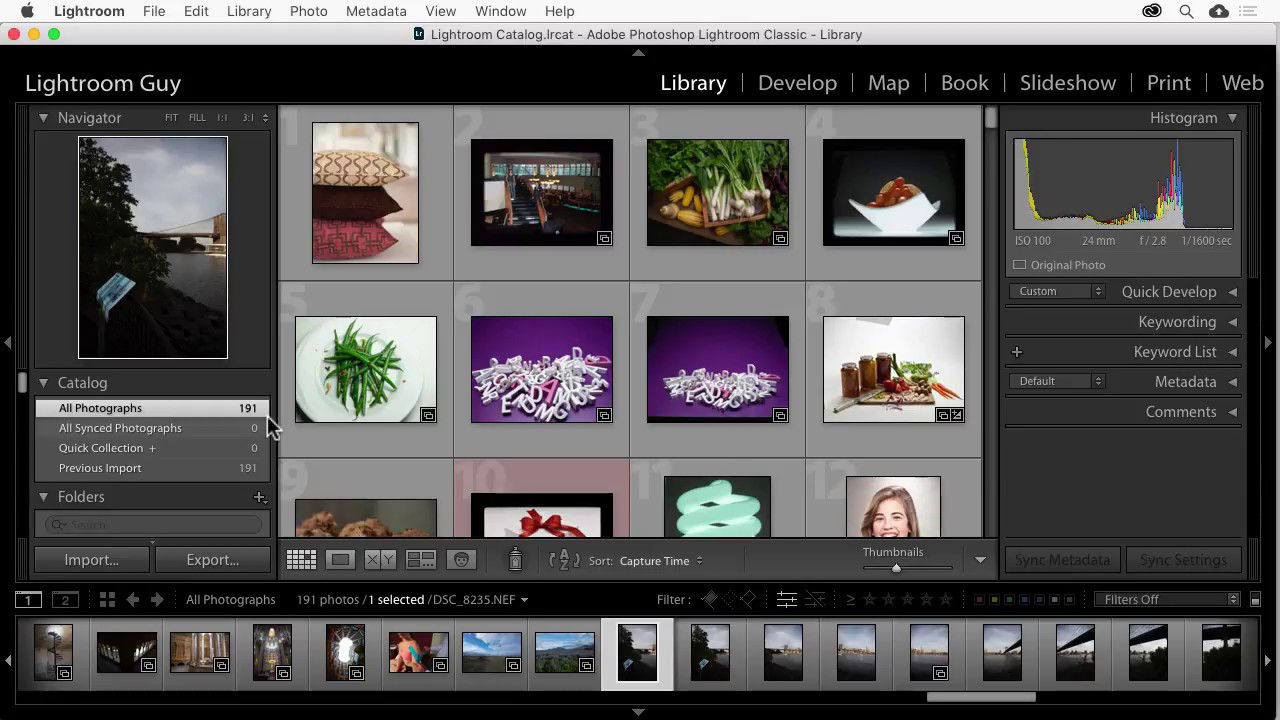How to Choose a Camera Lens using LIghtroom - YouTube