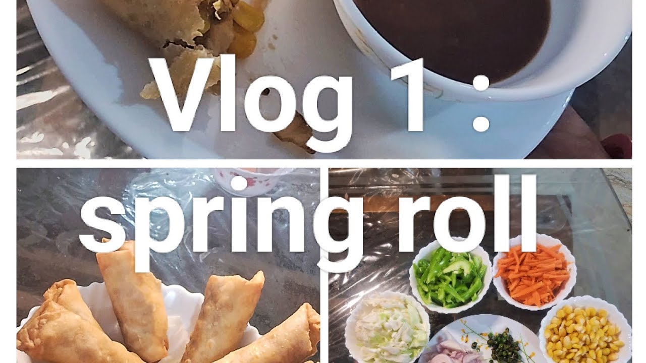 yummy and easy spring roll recipe 🤤 #food #foodie #foodlover # ...