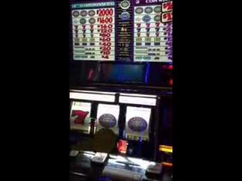 Triple double diamond slot machine jackpot - YouTube