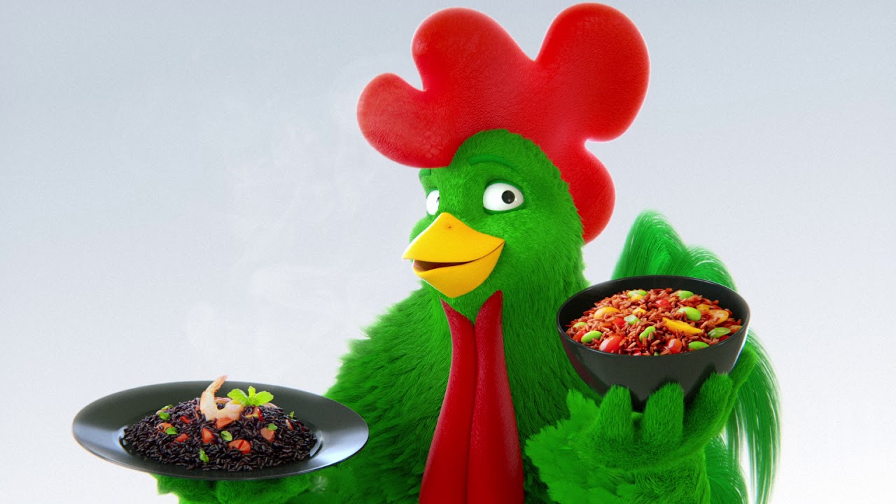 Riso Gallo Venere - Soggetto Riso Nero e Rosso - YouTube