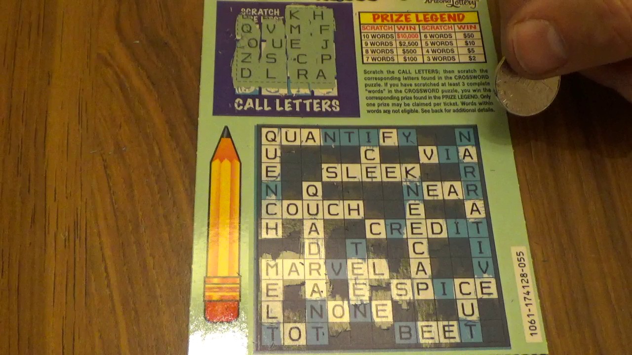 Crossword Lotto Scratchers To Solve, Help Us :) - YouTube