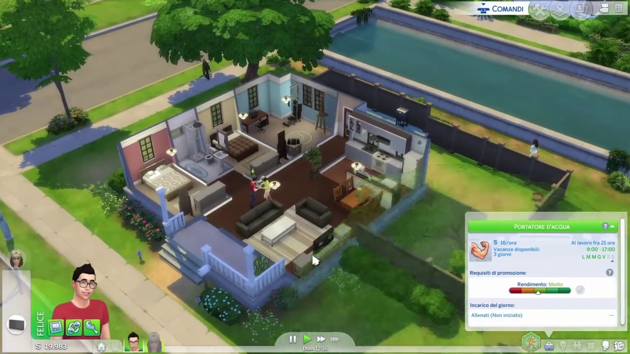 The Sims 4 ps4 gameplay ita ep 1 - il videogioco della vita! - YouTube