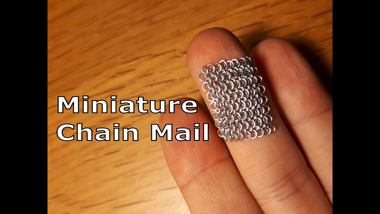 Can I make a full 1:6 scale Chain mail? - YouTube