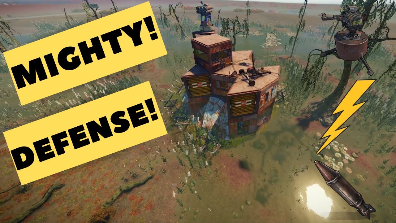 RUST │ SOLO/DUO Base Build │DEFENSE! │ & Electricity wiring Guide ...