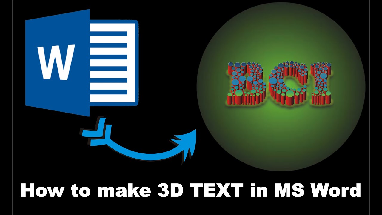 How To Make 3D TEXT In MS Word 3D Text 2022 YouTube how-to-make-3d-text-in-ms-word-3d-text-2022-youtube
