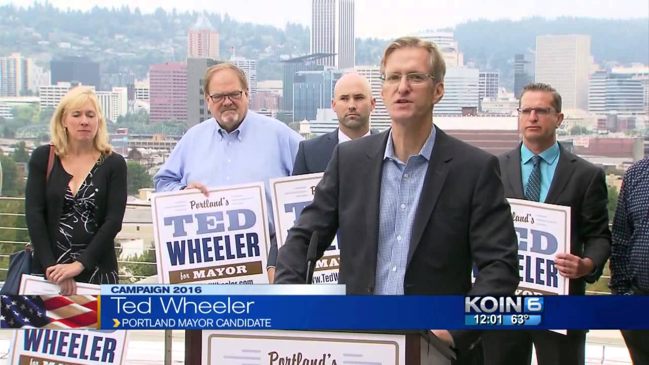 Ted Wheeler announces run for Portland mayor - YouTube