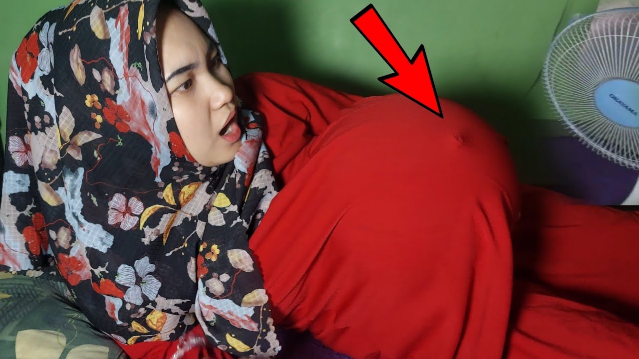 KAGET MAMAH LENNY TIDUR PAKE KIPAS ANGIN TIBA2 PERUT BUNCIT HAMIL JUMBO ...