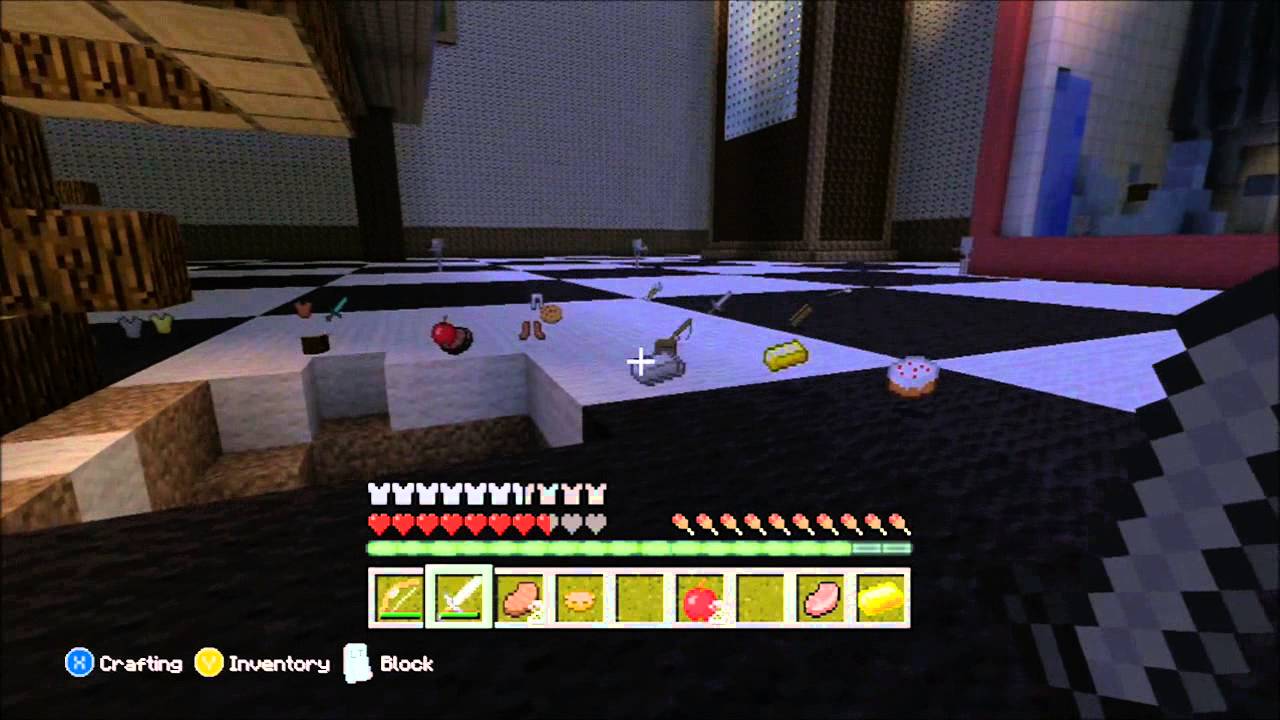 Minecraft Xbox- Kitchen Hunger Games- Hidden Diamonds - YouTube