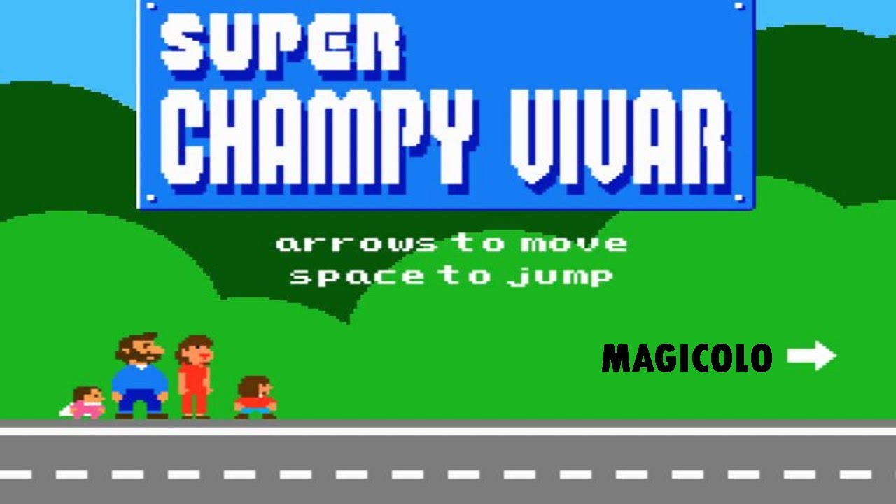 SUPER CHAMPY VIVAR - Fan game of "Super Mario Bros" - YouTube